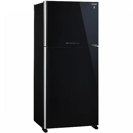 מקרר 2 דלתות מקפיא עליון 604 ליטר דגם SHARP SJ-GTR820G-BK שארפ צבע שחור