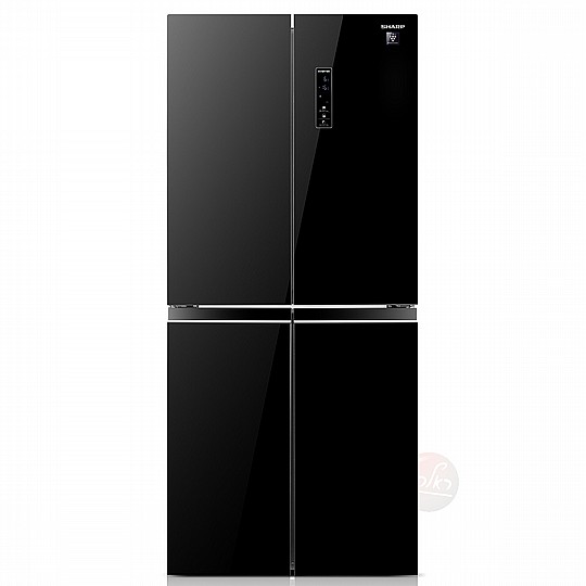 מקרר 4 דלתות בנפח כולל 472 ליטר תוצרת SHARP דגם SJ-8435BL